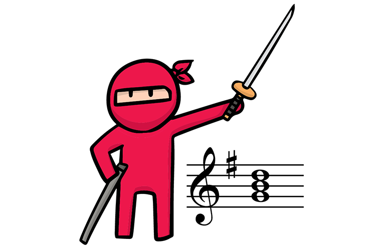 Ninjas-with-Chords-01 - Interactive Piano Method®