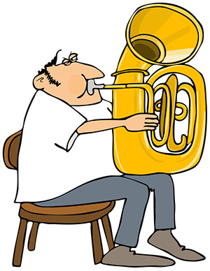 Tuba player - Interactive Piano Method®