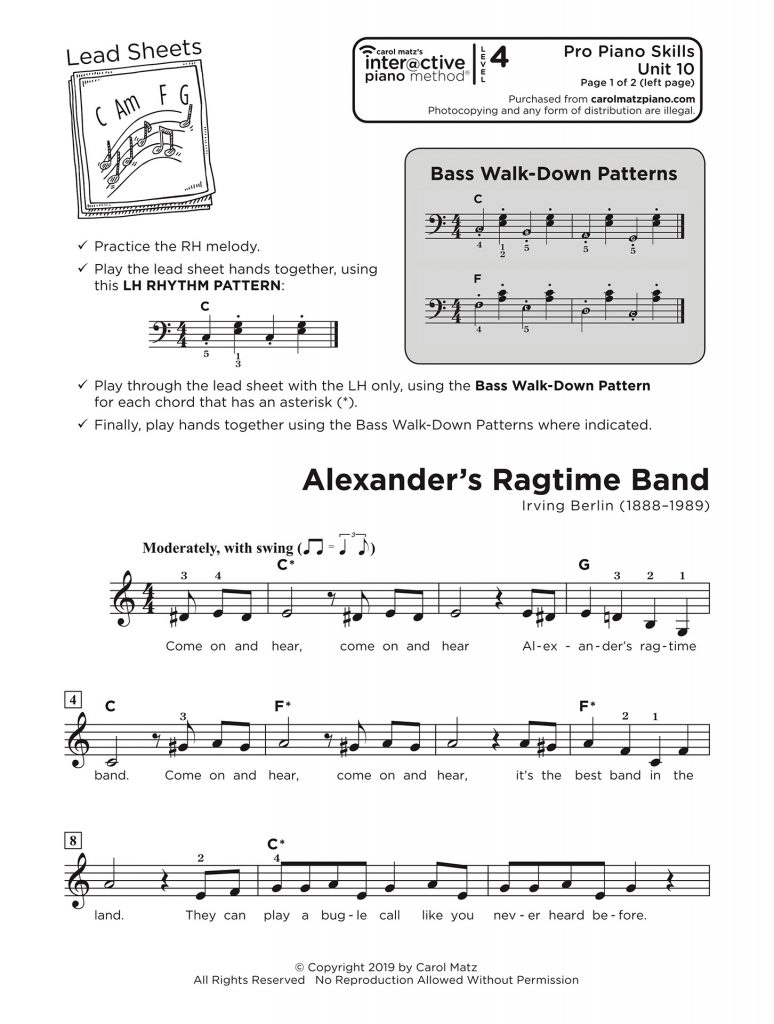 Level 4 for Intermediate Students - Interactive Piano Method®