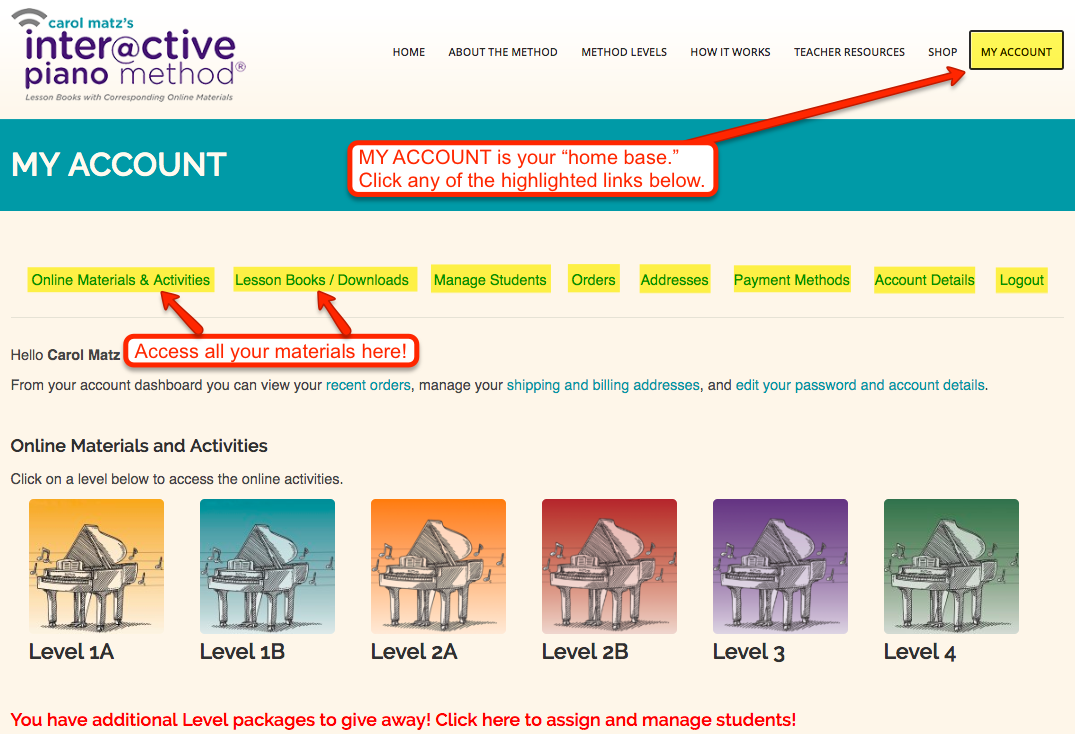 The Basics 1 - Interactive Piano Method®